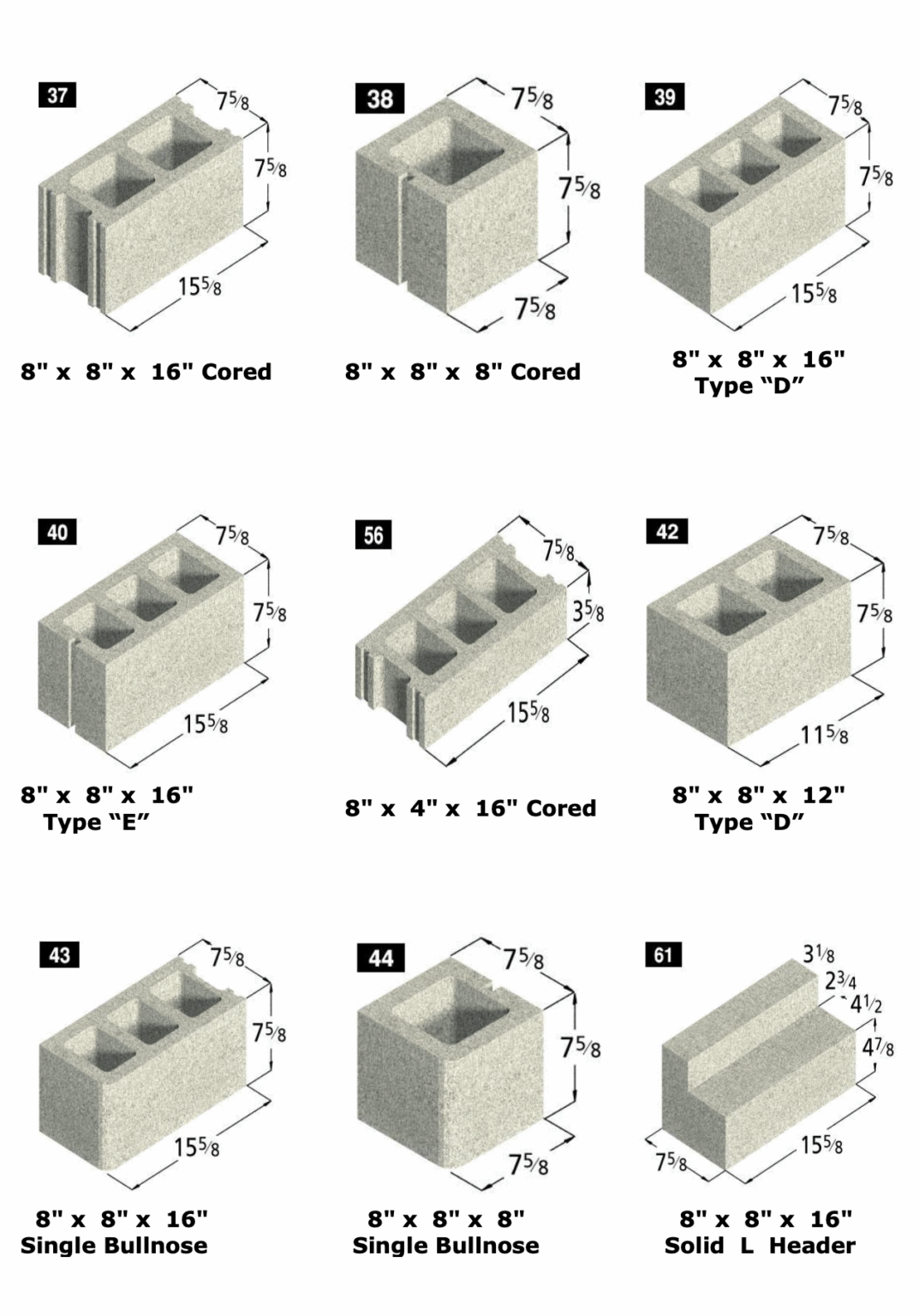 Decorative Concrete Blocks - Grand Blanc Cement Products